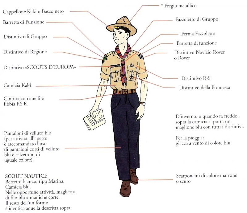 Uniforme Nuova Scout Originale Agesci Abbigliamento E
